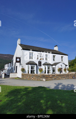 Lake district Cumbria Buttermere the Fish Hotel Stock Photo - Alamy