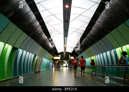 Copacabana Metro station, Rio de Janeiro, Brazil, South America Stock ...