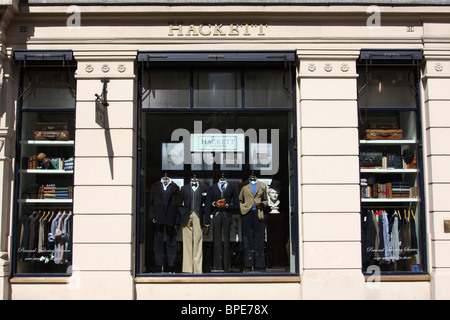 Hackett men's fashion store in Regent Street, London, UK Stock Photo ...