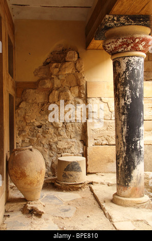 Hall of the Double Axes or King’s Megaron, Palace of Knossos, Iraklio ...
