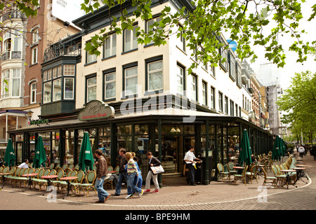 Heineken Hoek cafe on Leidseplein square in Amsterdam Stock Photo - Alamy