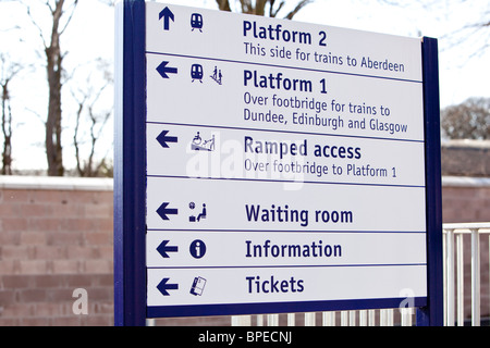 modern railway station signs for ramped access for prams and for those ...