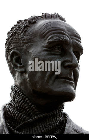 Statue of Captain Johnny Walker, RN., at Pier Head, Liverpool Stock ...