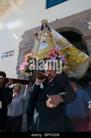 Peru. Cusco. Procession of Our Lady of Good Success Stock Photo - Alamy