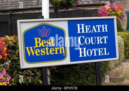 Best Western Hotel chain, Logo, sign, England, UK Stock Photo - Alamy