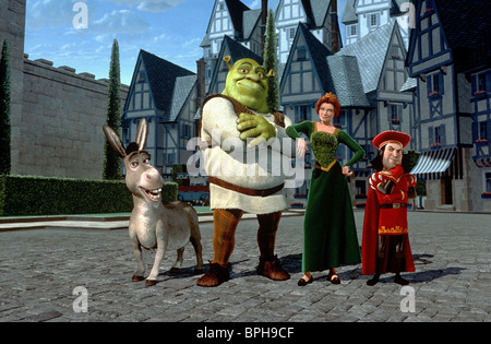 SHREK 2, Donkey, Shrek, Princess Fiona, 2004, (c) DreamWorks/courtesy ...