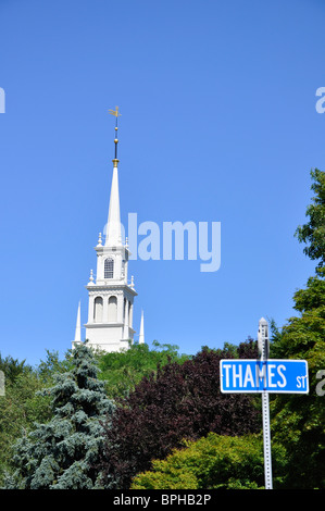 Thames Street sign, Newport, Rhode Island, USA Stock Photo - Alamy
