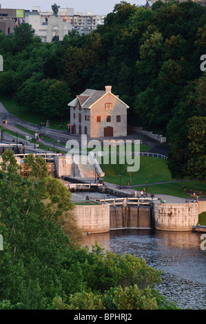 Rideau Canal locks and Nepean point Ottawa Stock Photo - Alamy