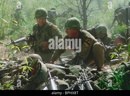 Sam Elliott with Sgt Maj Basil Plumley at the after party for the ...