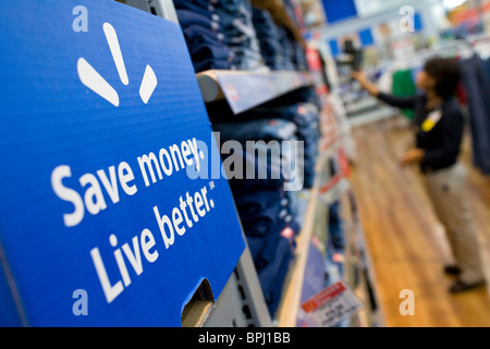 A sales associate uses a Telxon handheld scanner to read EPC/RFID ...