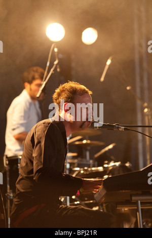 Lone Wolf performing at the Green Man Festival 2010, Brecon Beacon ...