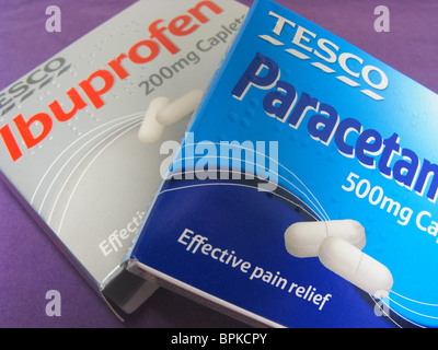 paracetamol caplets supermarket brand Stock Photo - Alamy