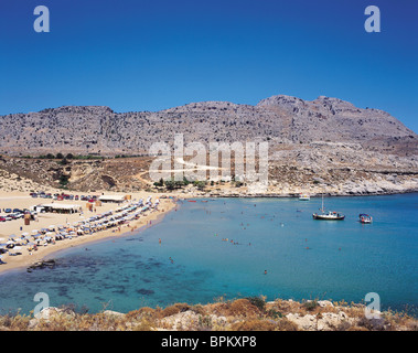 Nr Charaki Rhodes Greek Islands Stock Photo - Alamy