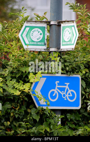 Cycle and Walking Route signs with directions to Gosport, Fareham ...