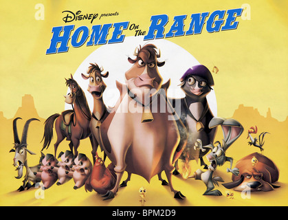 Home on the Range - Movie Poster Stock Photo: 124499054 - Alamy