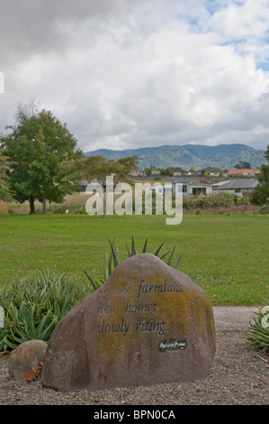 Haiku Pathway, Katikati, New Zealand. Haiku linked to the location are ...