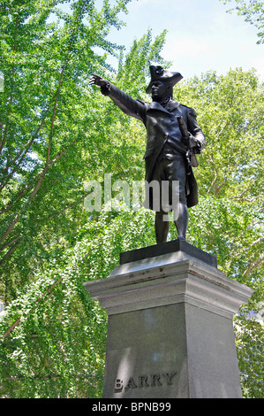 Commodore Barry statue, Philadelphia, Pennsylvania, USA Stock Photo - Alamy