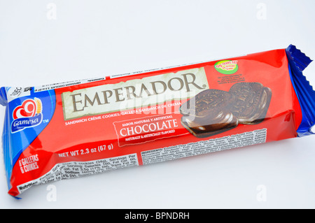 Emperador chocolate cookies Stock Photo - Alamy