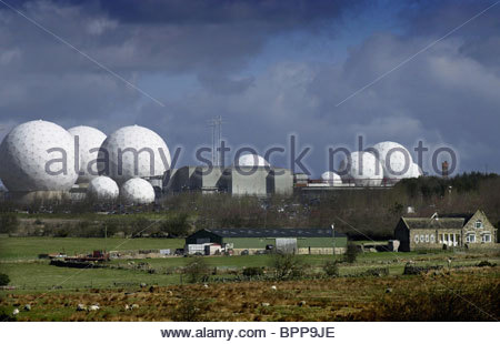 Royal Air Force Menwith Hill station near Harrogate, North Yorkshire ...