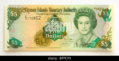 1 Cayman Islands dollar bank note, the national currency of the Cayman ...