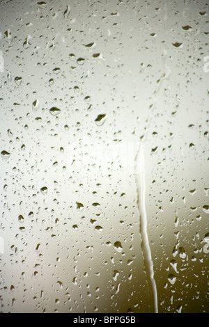 Water drops on glass pane Stock Photo - Alamy