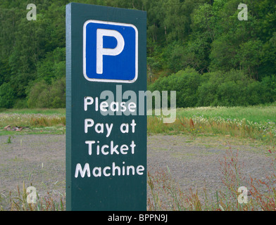 Forestry Commission Scotland sign for Innerleithen Downhill mountain ...