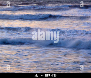 Sea beach sunrise, ocean sunset landscape, paradise tropical island ...