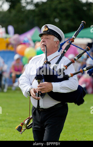 Sea Cadets marching band at country fair Stock Photo - Alamy
