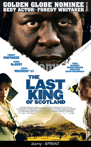 THE LAST KING OF SCOTLAND KERRY WASHINGTON as Kay Amin, FOREST WHITAKER ...