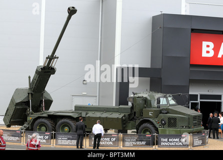Archer gun system made by BAE Systems in the UK. Automated mobile gun ...
