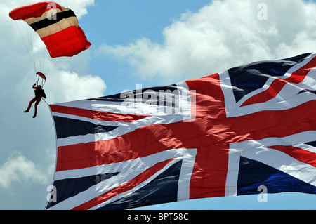 British Army The Parachute Regiment Flag Stock Photo - Alamy