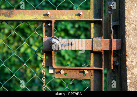 Gate to an allotment garden Stock Photo - Alamy
