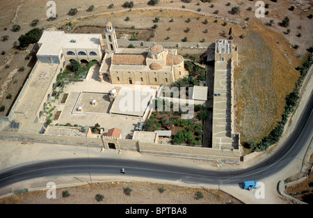 The Greek Orthodox Monastery of St. Theodosius east of Bethlehem, is on ...