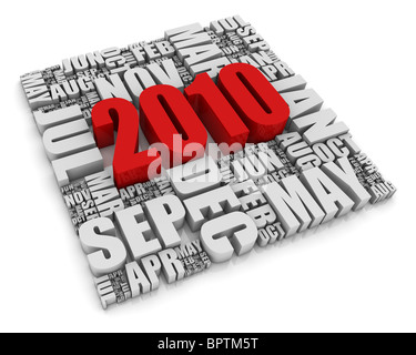 calendar february 2010 Stock Photo - Alamy