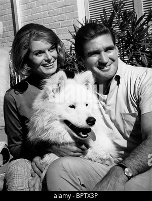 Actor Rod Taylor and his wife Mary Hilem, New York fashion model, get ...