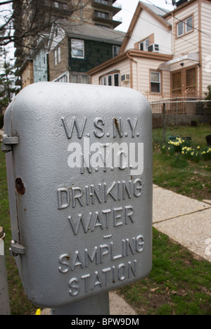Residential neighborhood water sampling station box for routine New ...