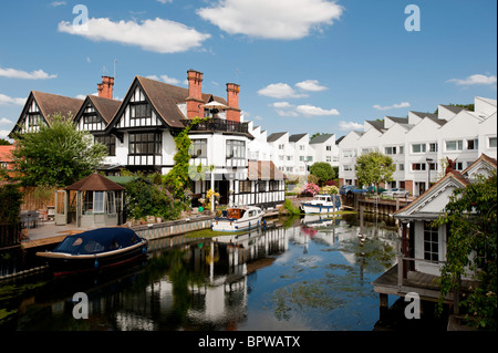 Marlow historic town situated on the River Thames, Buckinghamshire ...