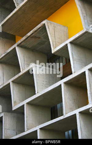 Le Corbusier, High Court, facade detail, Capitol Complex, Chandigarh ...