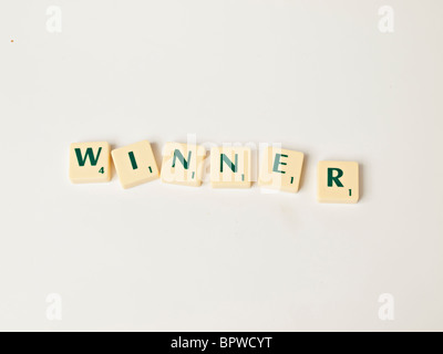 Scrabble - Winner Stock Photo - Alamy