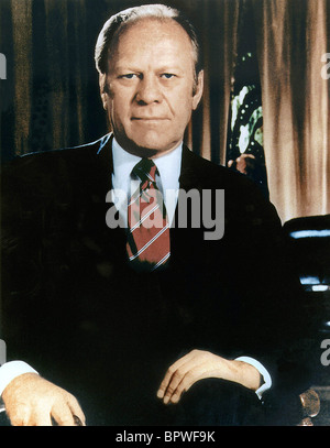 Gerald Ford, portrait of the 38th President of the USA, August 1974 ...