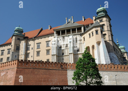 Castle view with Hens Claw Wing, remnant of the medieval castle from ...