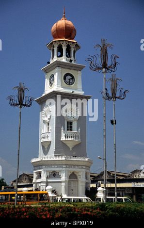 Malaysia, Penang, Georgetown, Clock Tower Stock Photo - Alamy