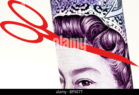 UK spending cuts Stock Photo - Alamy