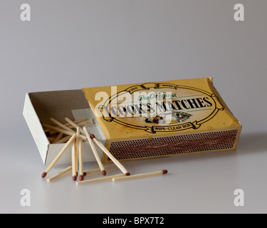 Box of used matches Stock Photo - Alamy