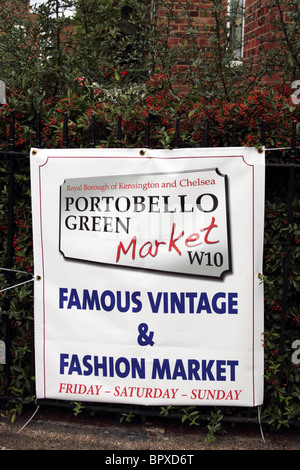 Portobello Green Market, Notting Hill, London, England Stock Photo - Alamy