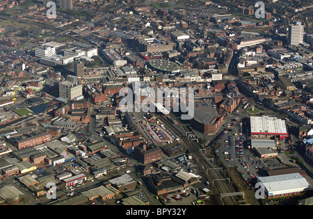 Aerial view of Walsall Town Centre West Midlands England Uk Stock Photo ...