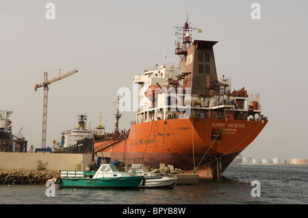 Senegal, the harbour of Dakar city Stock Photo - Alamy