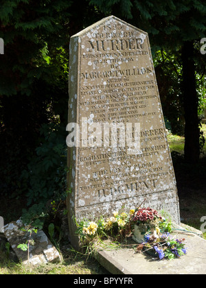 The 'Murder Stone' in Neath, Port Talbot South Wales UK Stock Photo - Alamy