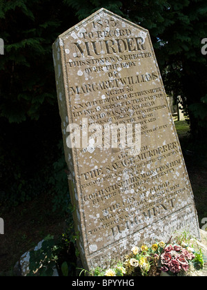 The 'Murder Stone' in Neath, Port Talbot South Wales UK Stock Photo - Alamy