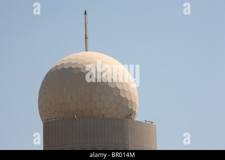 Sphere on the top of a skyscraper in Dubai Stock Photo - Alamy